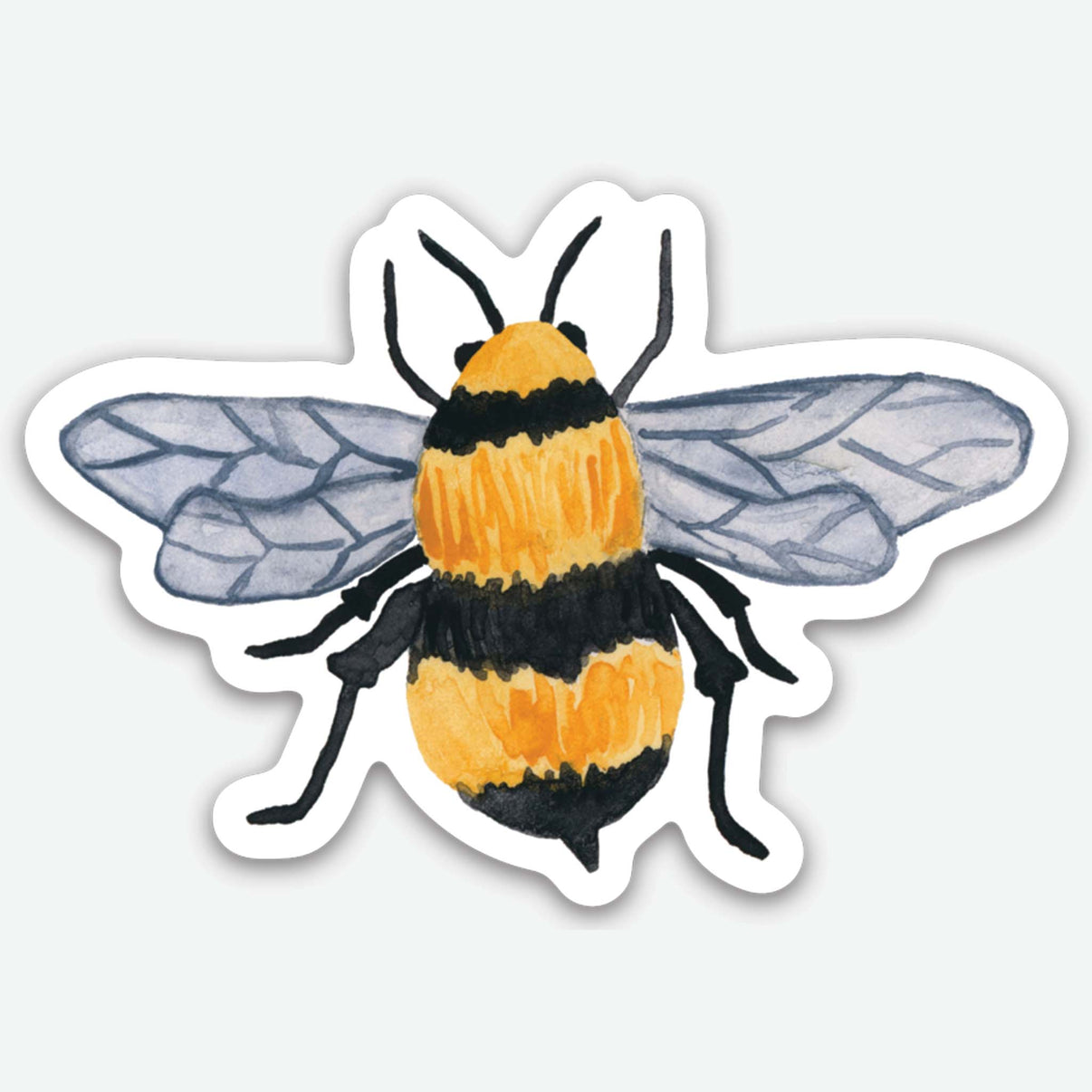 Bumble Bee Sticker – Wild Juniper Art Studio